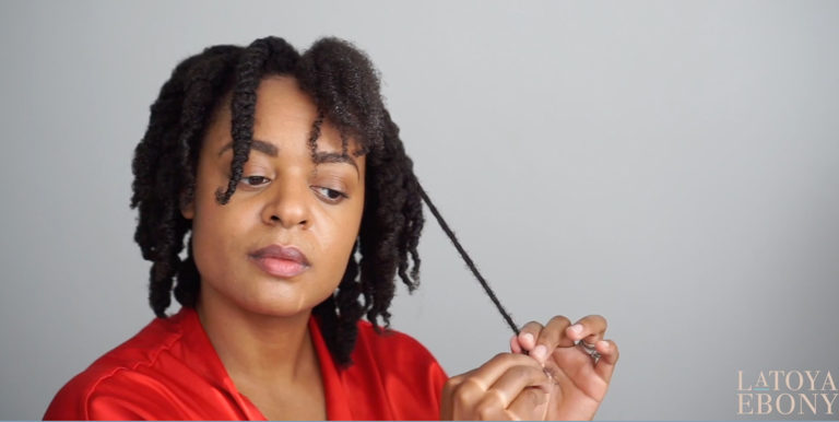 How To Get The Perfect Twist Out On Type 4 Hair Latoya Ebony